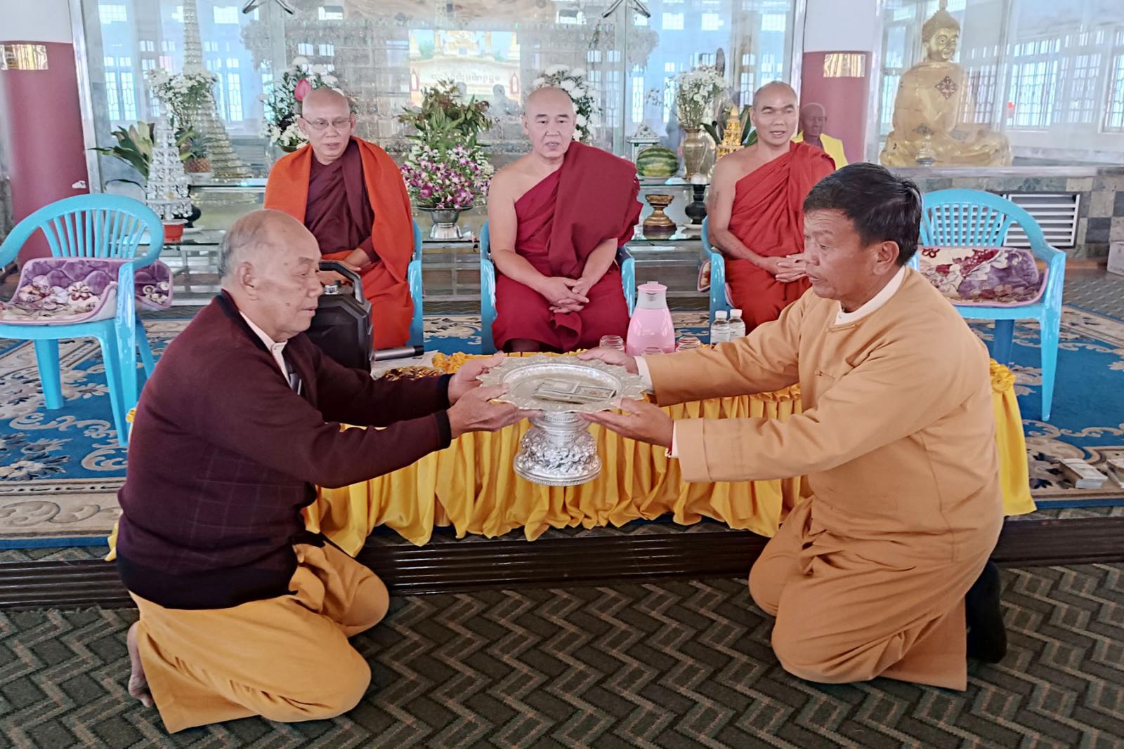 တန့်ယန်းမြို့နယ်တွင် သံဃာ့ဆေးရုံသစ် တည်ဆောက်နိုင်ရေးအတွက် လုပ်ငန်းညှိန